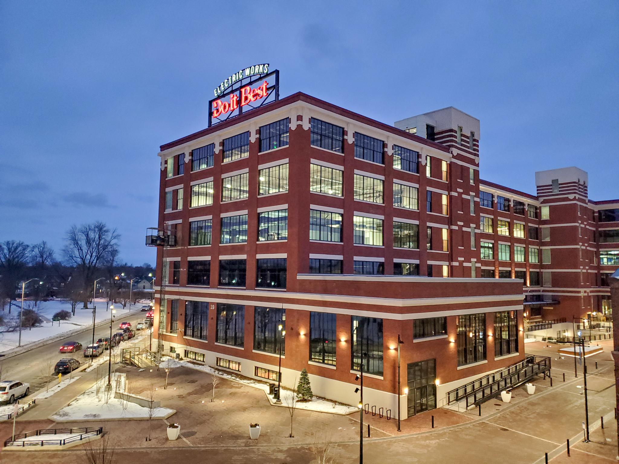 Electric Works flips switch on new sign - Elevatus Architecture