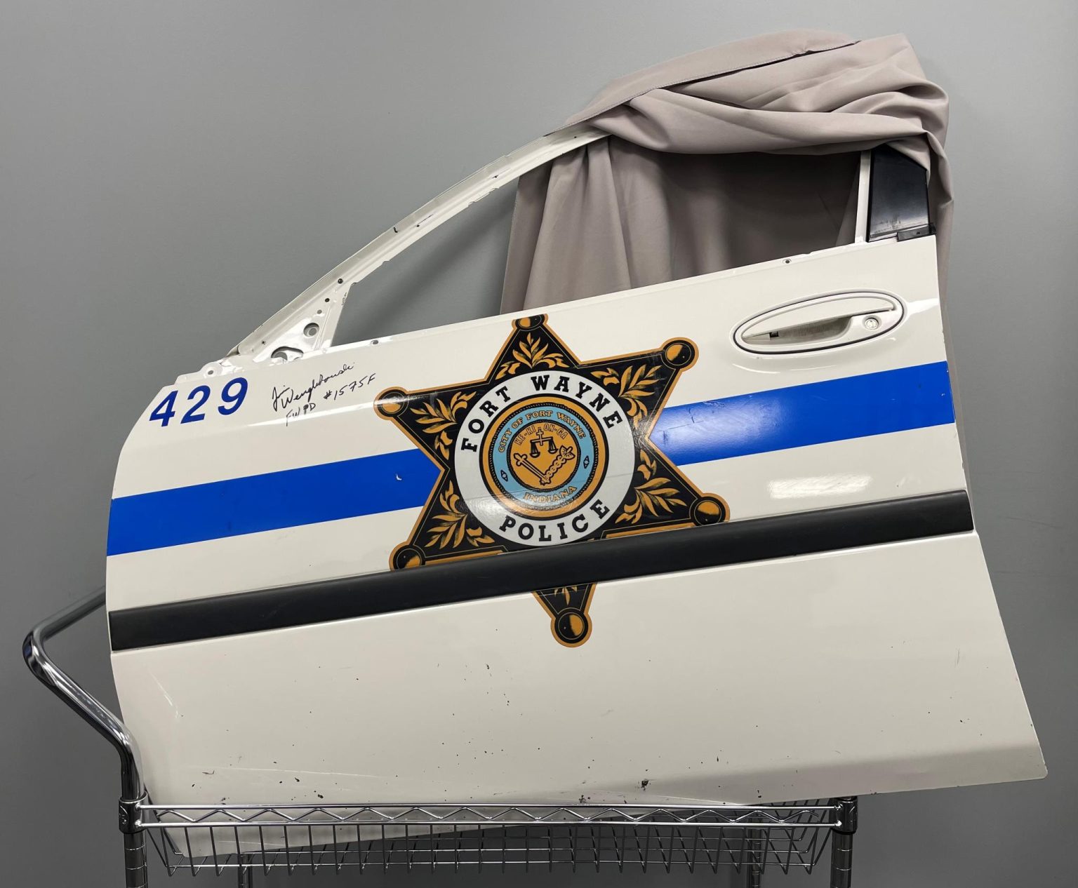 From Fort Wayne to Minnesota and back: How a FWPD squad car door made ...