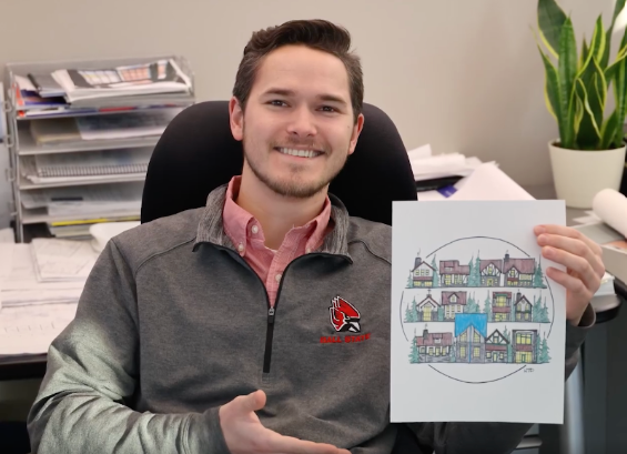 The story of Nicholas Bloom's Christmas sketches - Elevatus Architecture