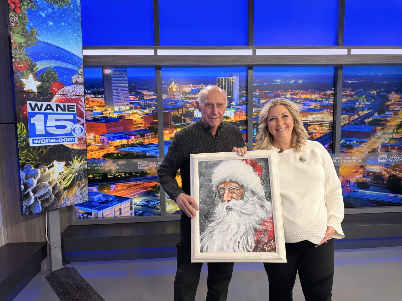 Elevatus' Mike Gouloff Featured on WANE15: Painting Santa - Elevatus ...